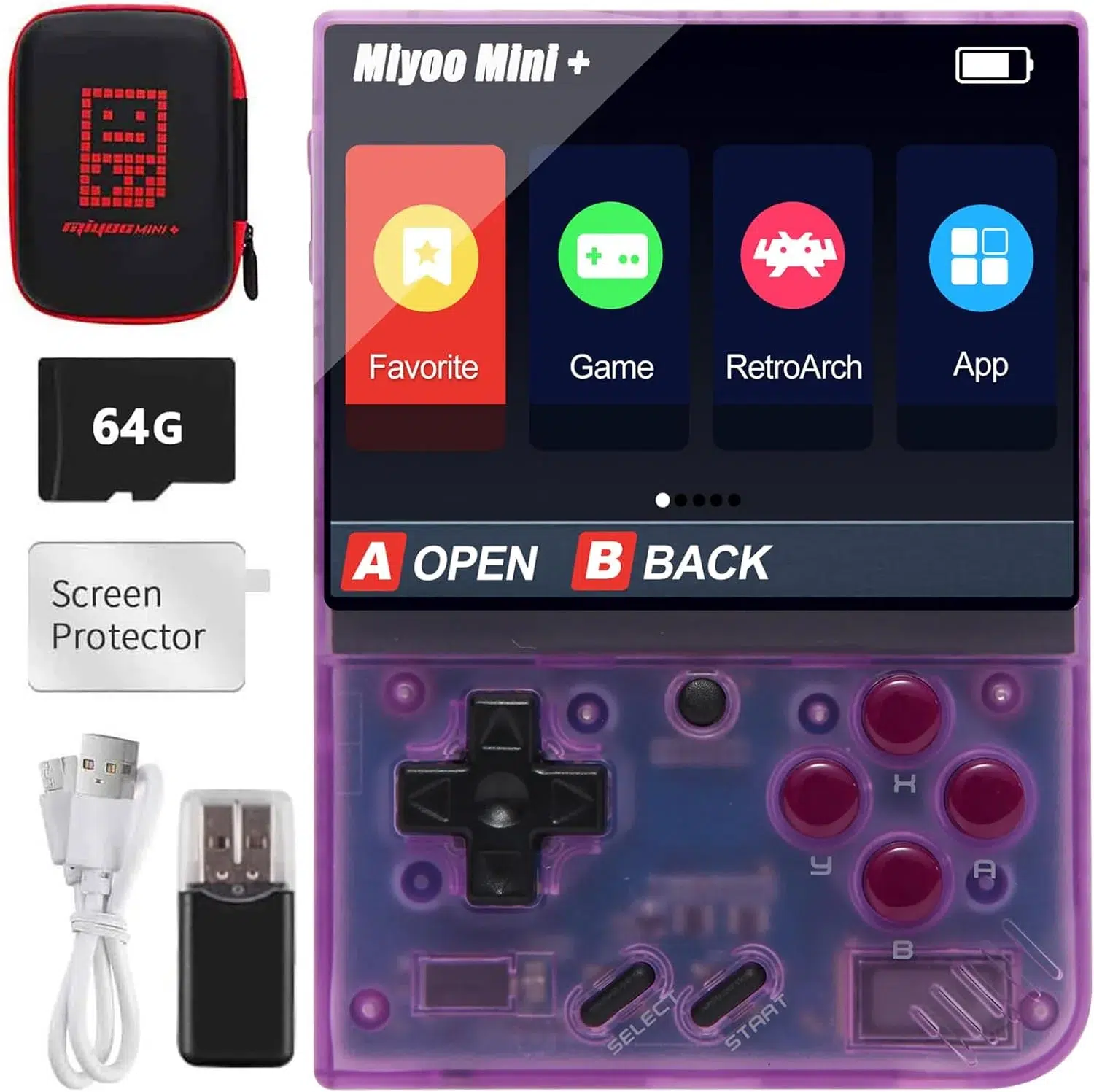 👾 Nº1 Retro Miyoo Mini Plus 64G • ConsolasRetroPro.Com
